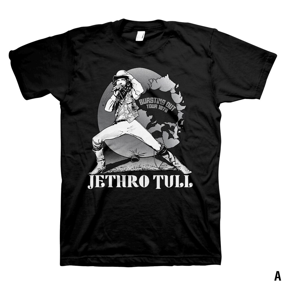 Jethro Tull Bursting Out Live M, L, XL, 2XL Black T-shirt - Etsy