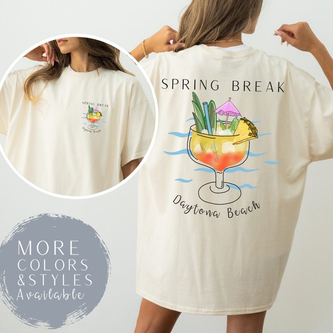 Spring Break Daytona Beach Destination Tshirt, Personalized Shirt ...