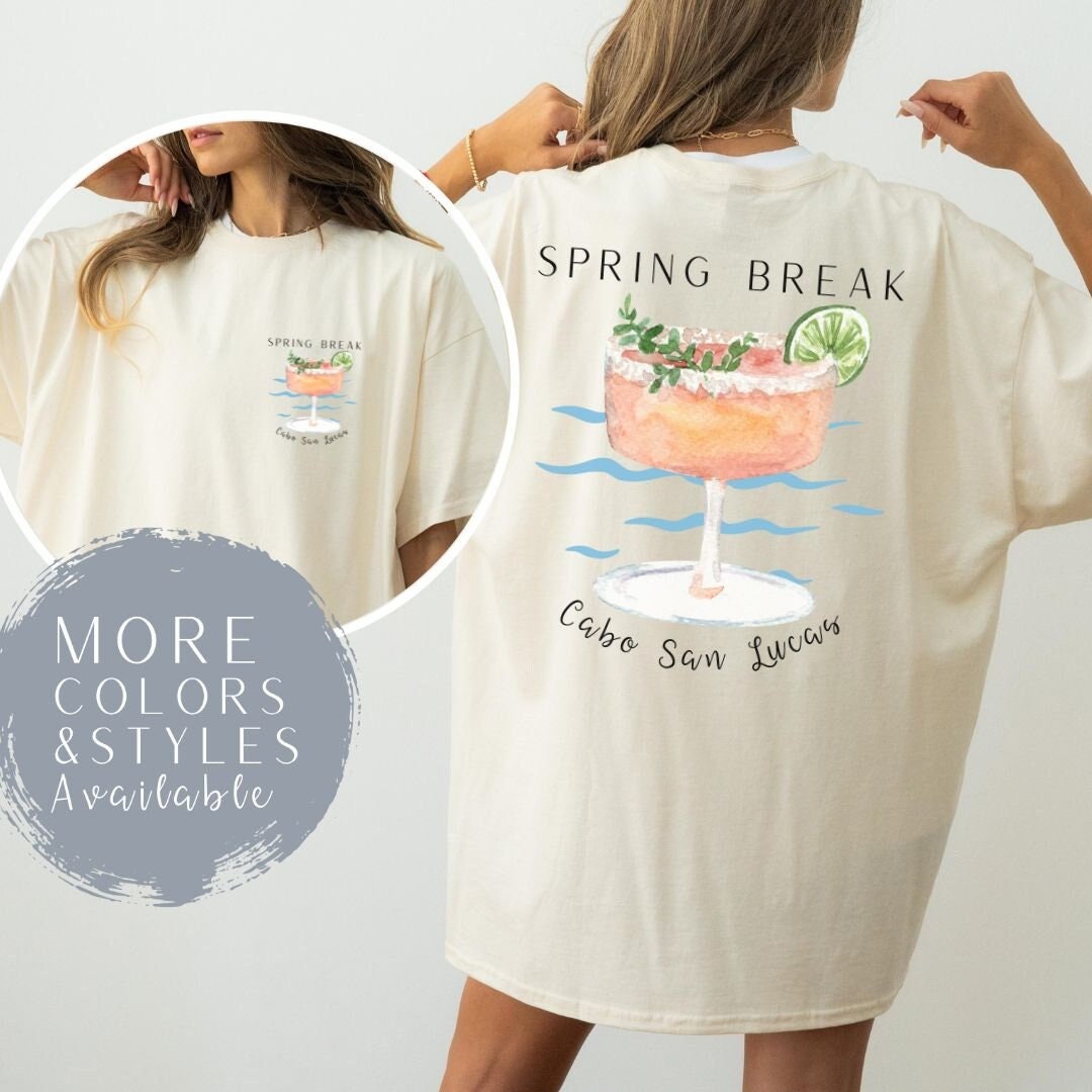 Spring Break Cabo San Lucas Destination Tshirt, Personalized Shirt ...