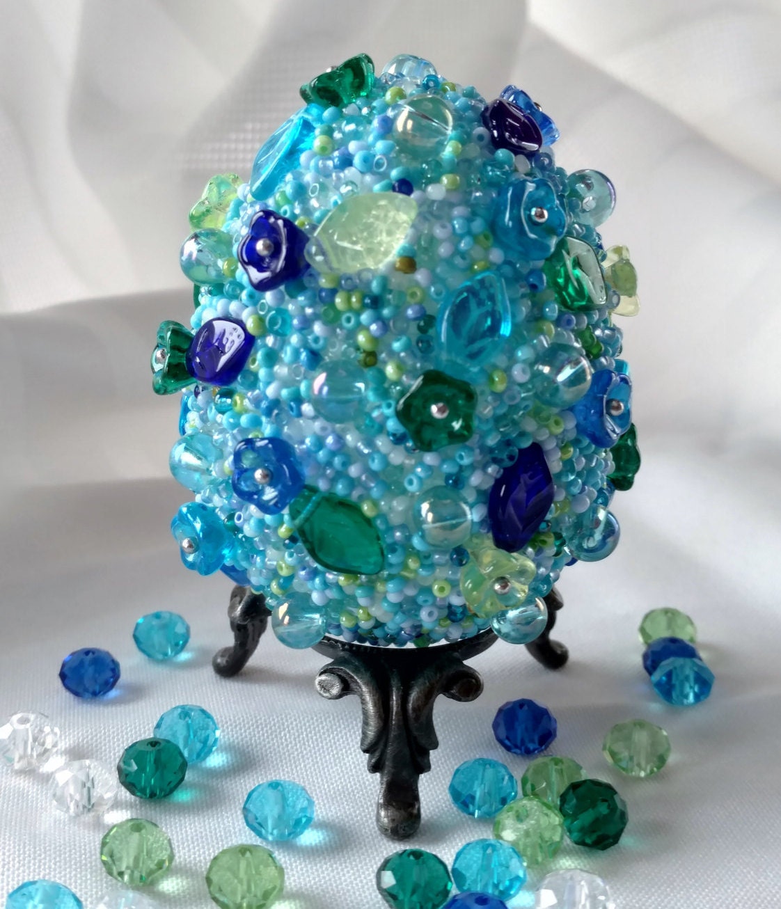 Jeweled Egg Easter Egg Paschal Egg Jewelry Art Home Decor - Etsy Ireland