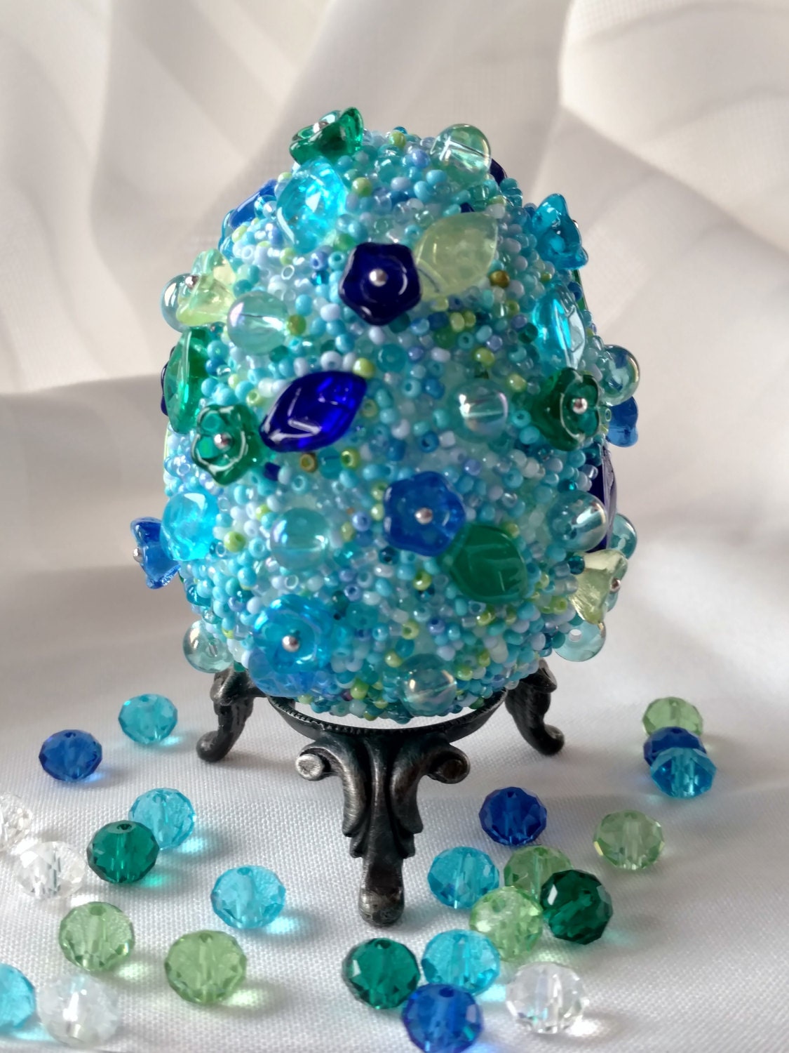 Jeweled Egg Easter Egg Paschal Egg Jewelry Art Home Decor - Etsy Ireland