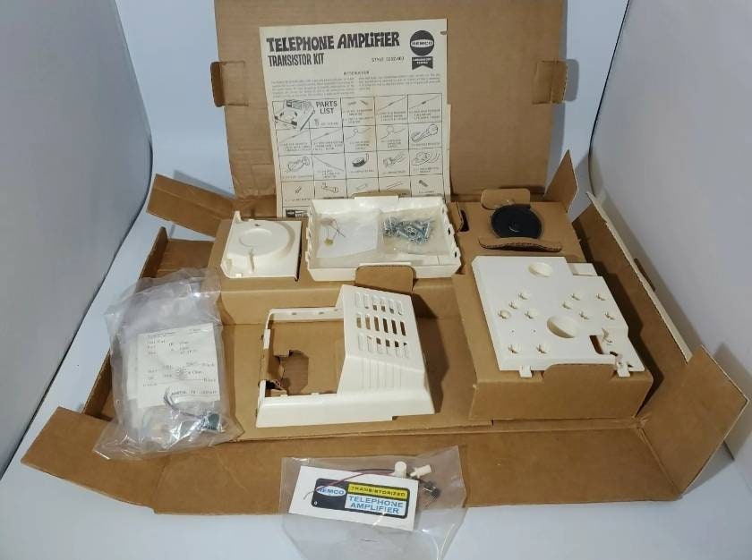 Vintage REMCO 1968 Telephone Amplifier Transistor Kit #5202 new Old ...