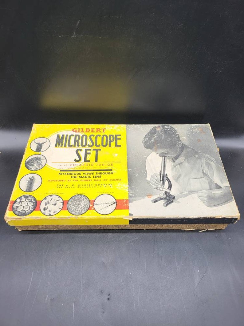 Vintage Gilbert Microscope Set No.5 18"x 10" X 4" - Etsy