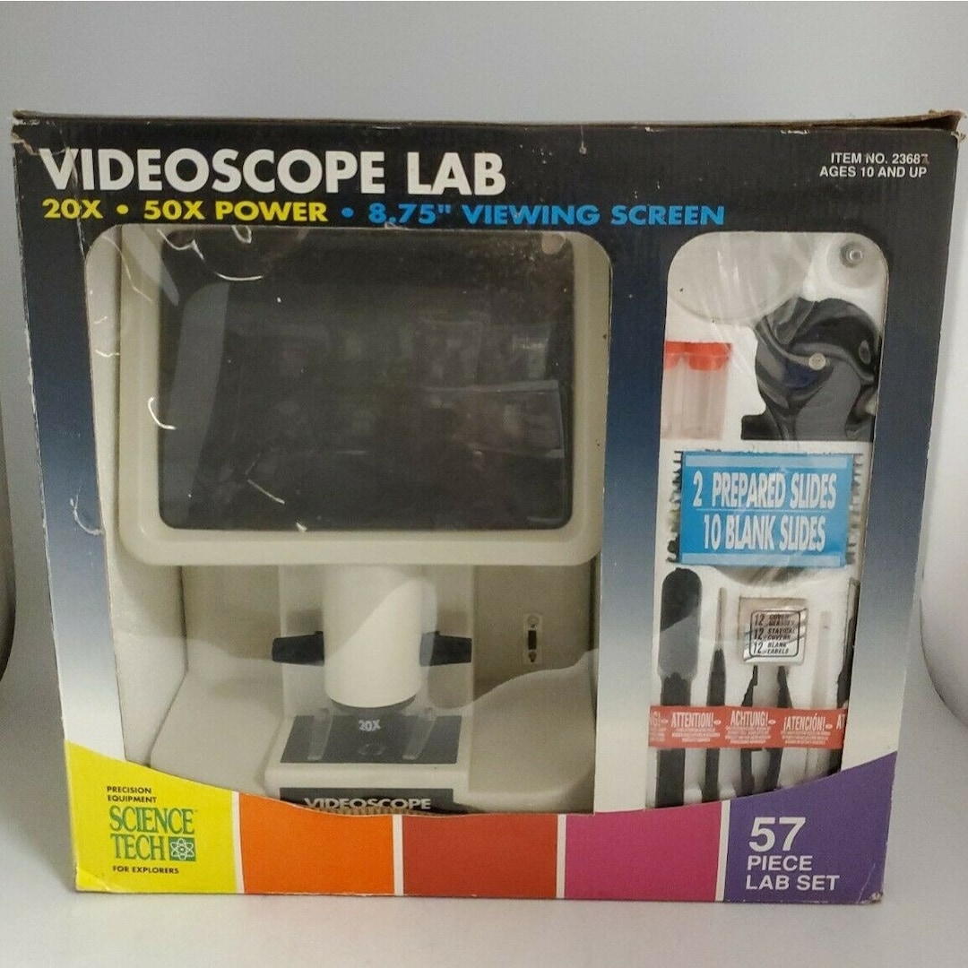 Vintage Videoscope Lab Set Science Tech Toy NEW OLD STOCK - Etsy