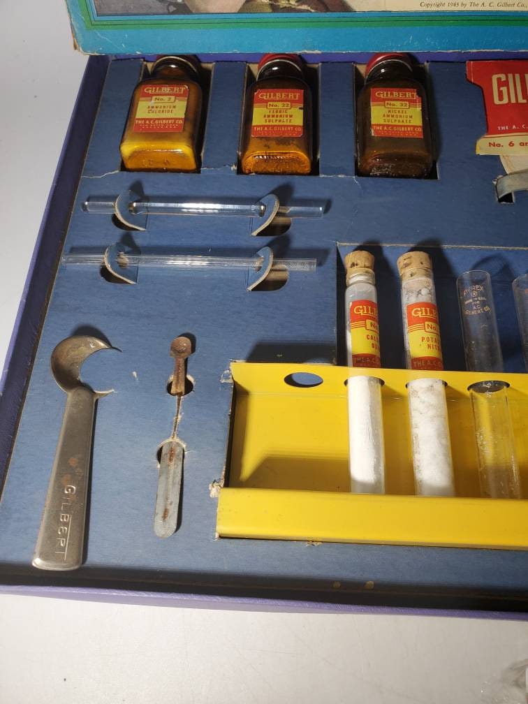 Vintage Chemistry Set Gilbert Outfit for Boys Rare - Etsy