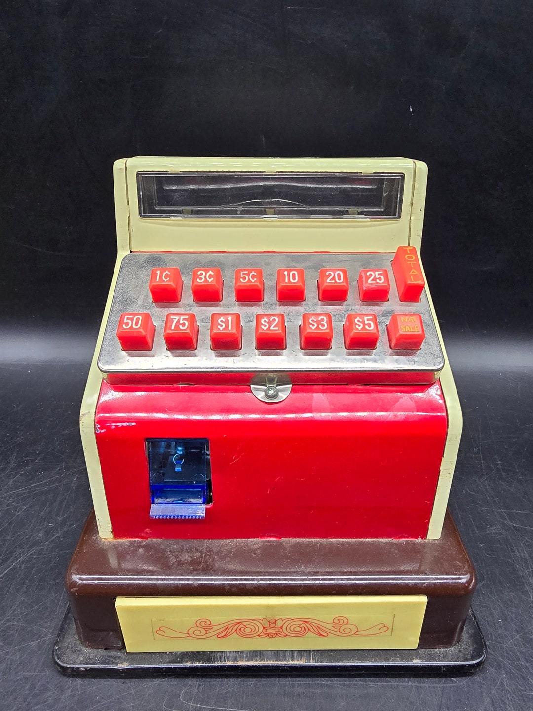 Vintage Durham Industries Children's Toy Metal Cash Register - Etsy