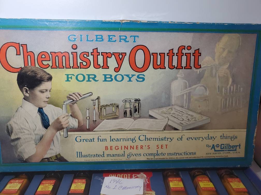 Vintage Chemistry Set Gilbert Outfit for Boys Rare - Etsy