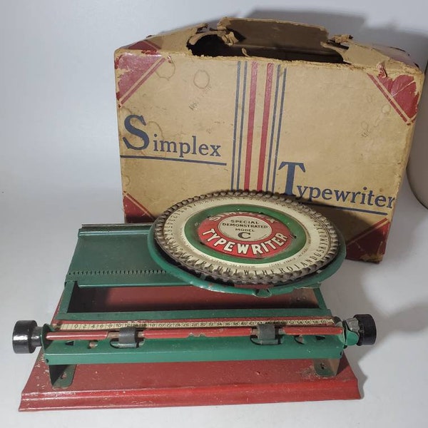 Toy Typewriter - Etsy