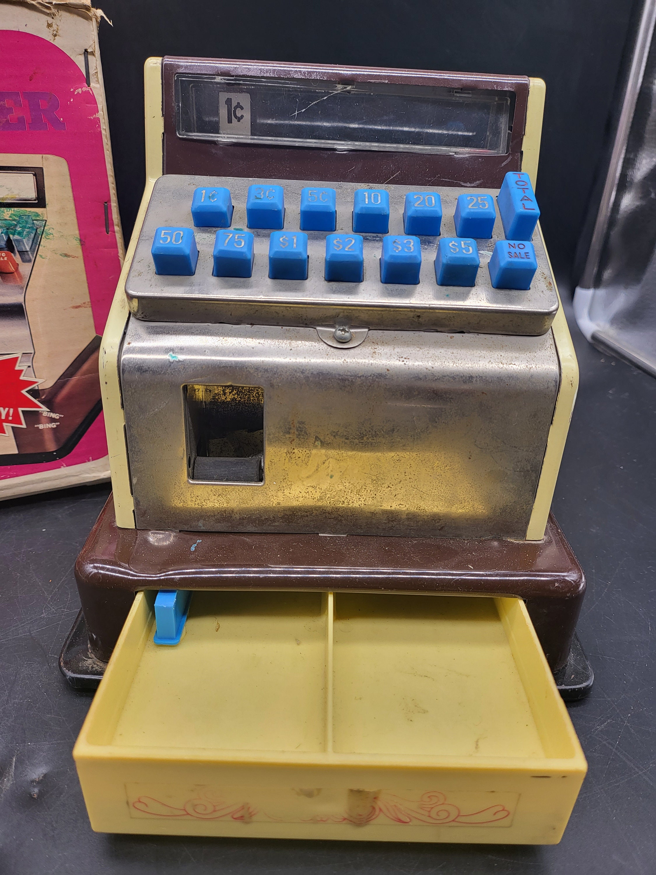Vintage Durham Industries Metal Toy Childs's Cash Register - Etsy