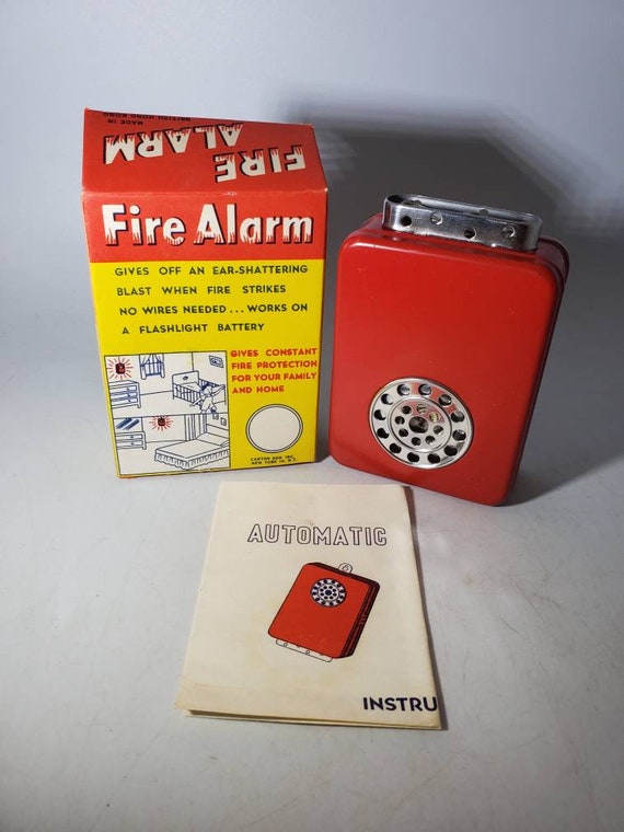 Vintage 1950s Houshold Fire Alarm NOS Unused Original Box - Etsy