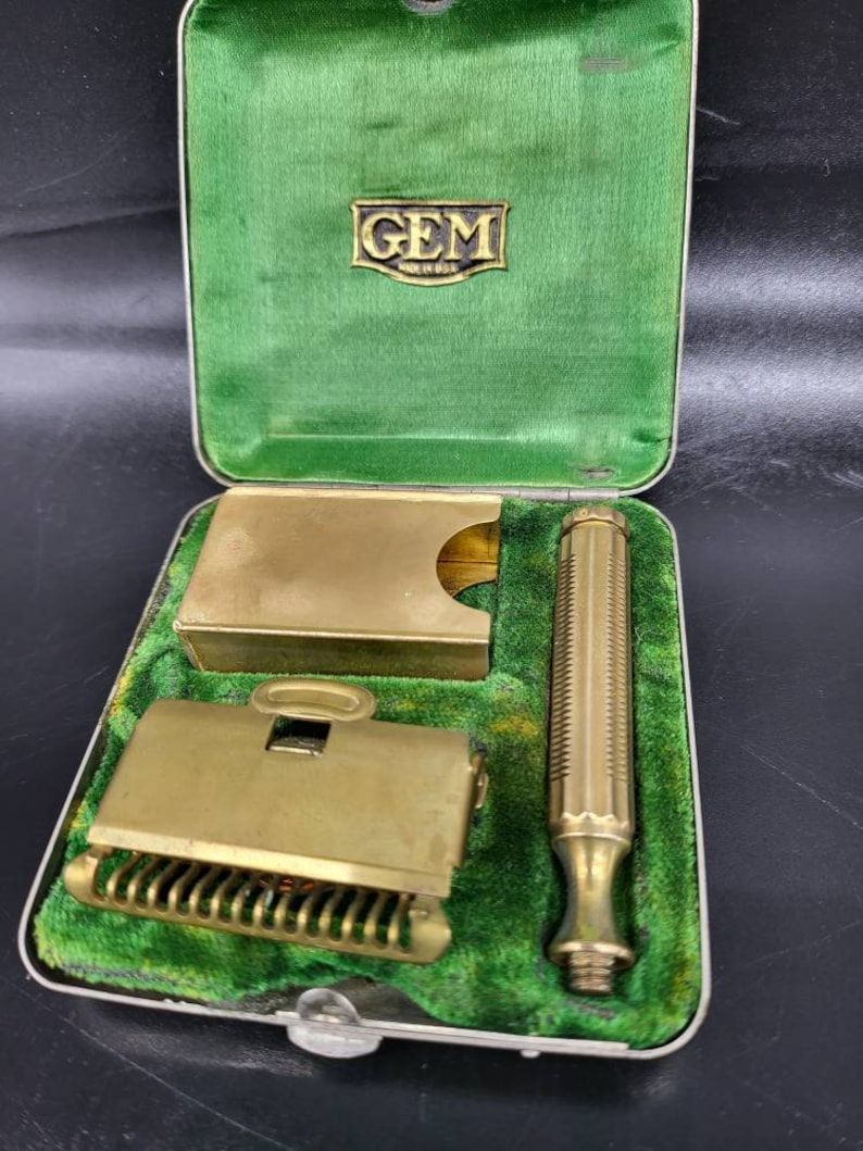 Vintage GEM Safety Razor With Original Metal Case - Etsy