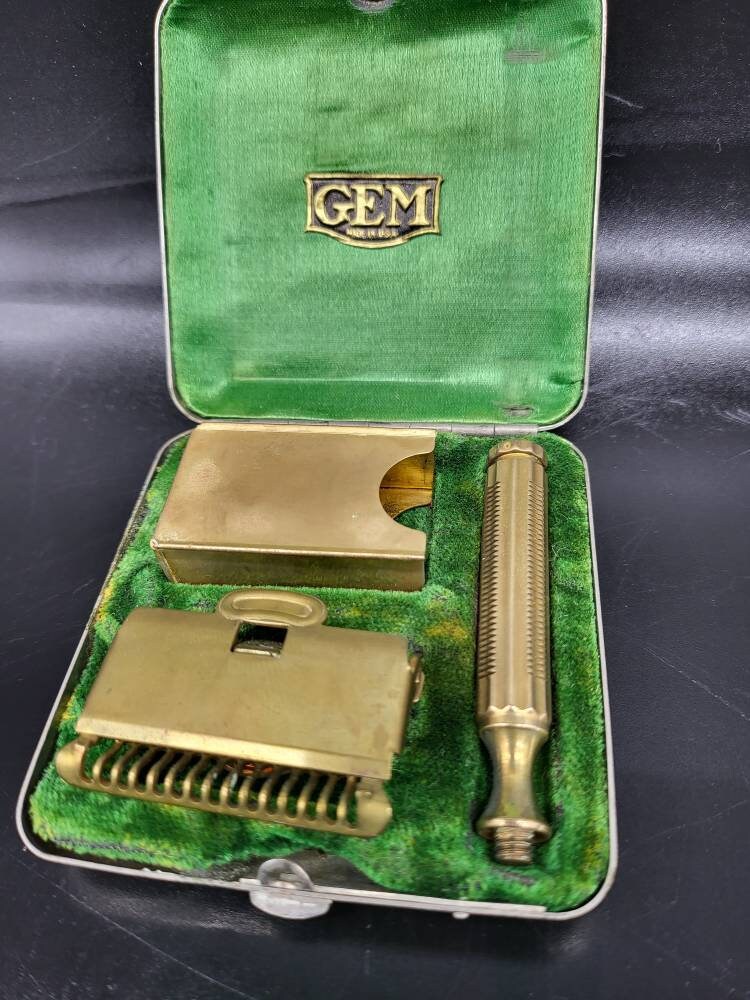 Vintage GEM Safety Razor With Original Metal Case - Etsy