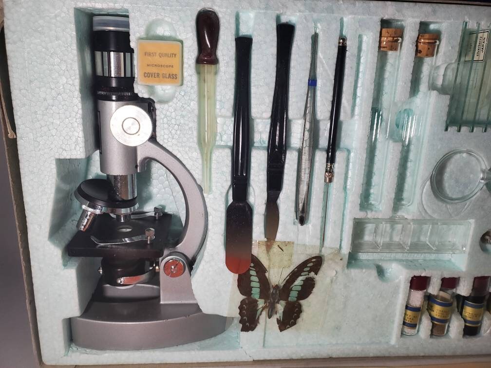 Jason 750 Power Zoom Microscope Set (1971) 15"x 10" X 4" - Etsy