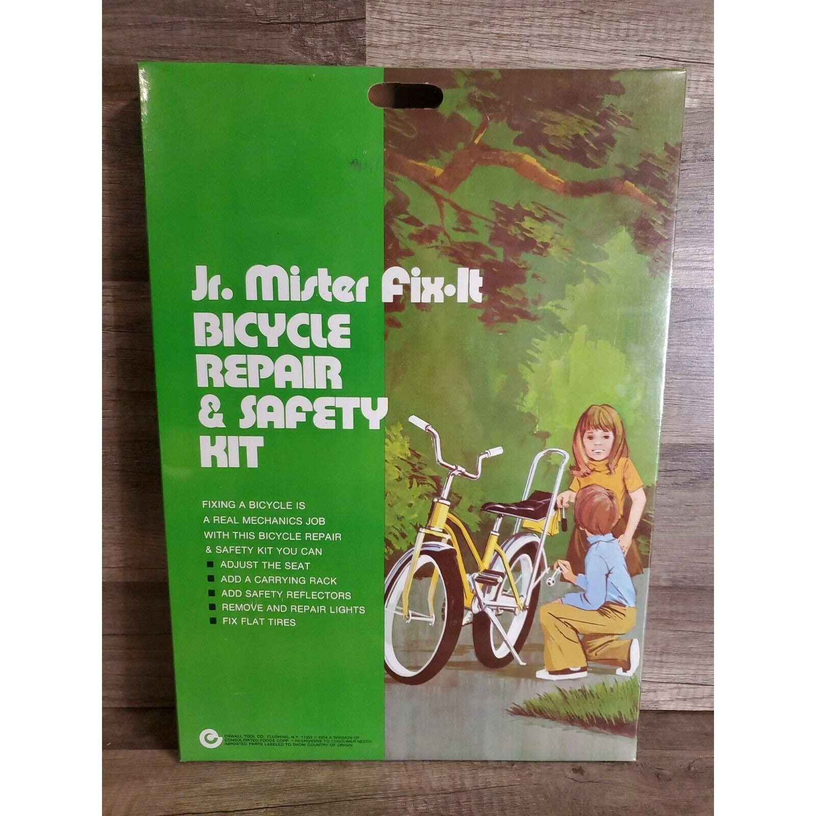 Vintage 1974 Oxwall Jr Mister Fix It Bicycle Repair Kit New Old Stock 12x 16 - Etsy