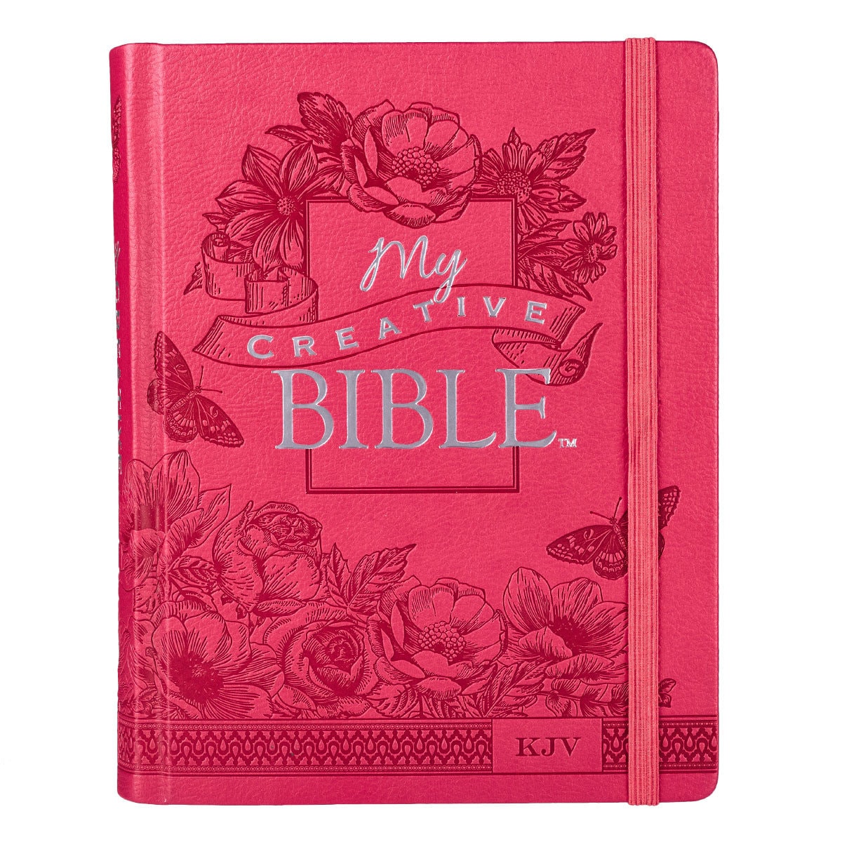 The Holy Bible KJV My Creative Bible Hardcover Bright Pink Journaling ...