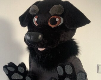 Black Fursuit Head - Etsy