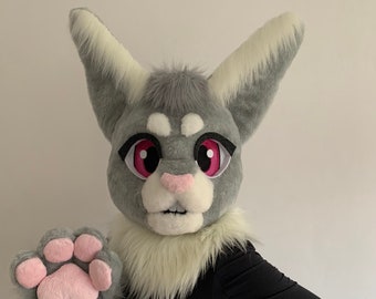 Rabbit Fursuit Head - Etsy