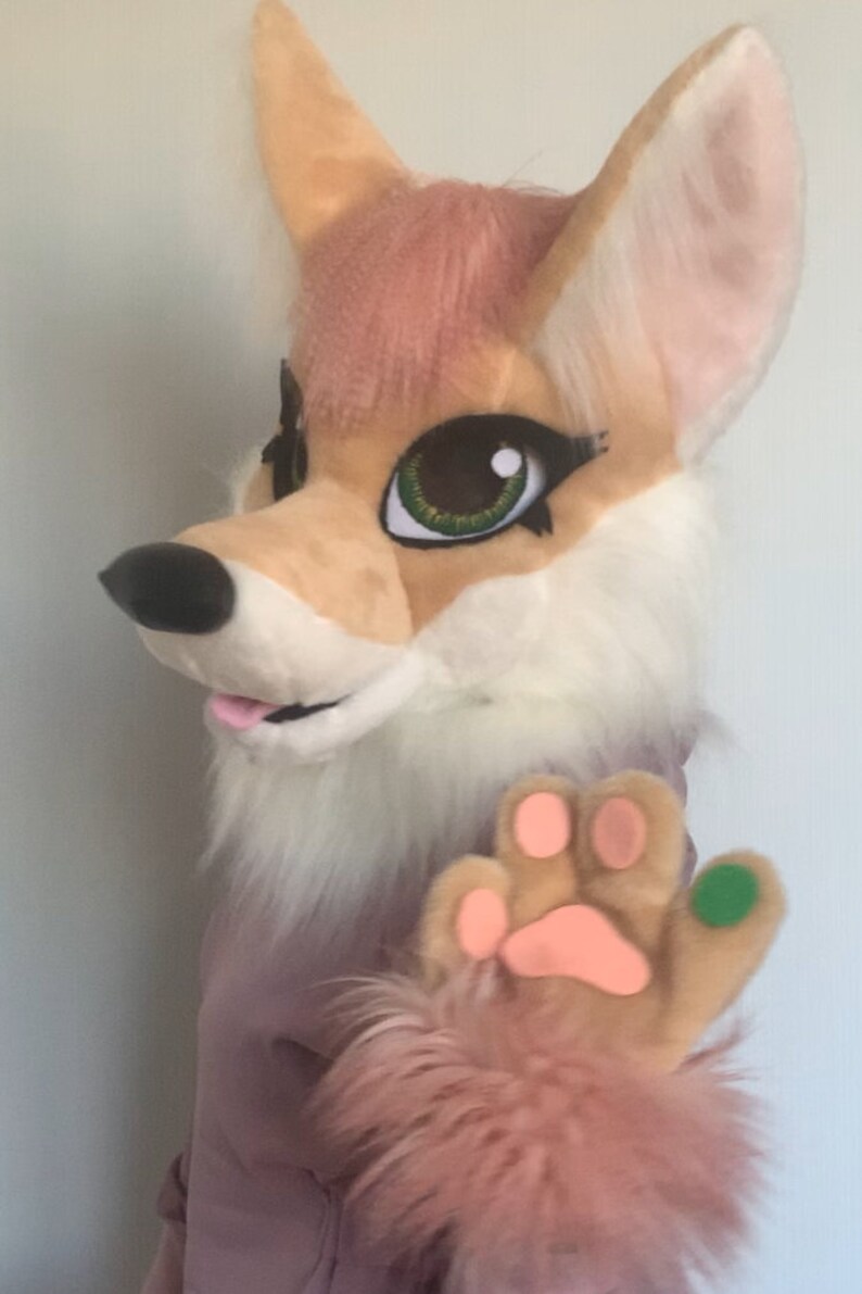 Fennec Fox Fursuit Partial Fox Fursuit Head Premade Fursuit - Etsy