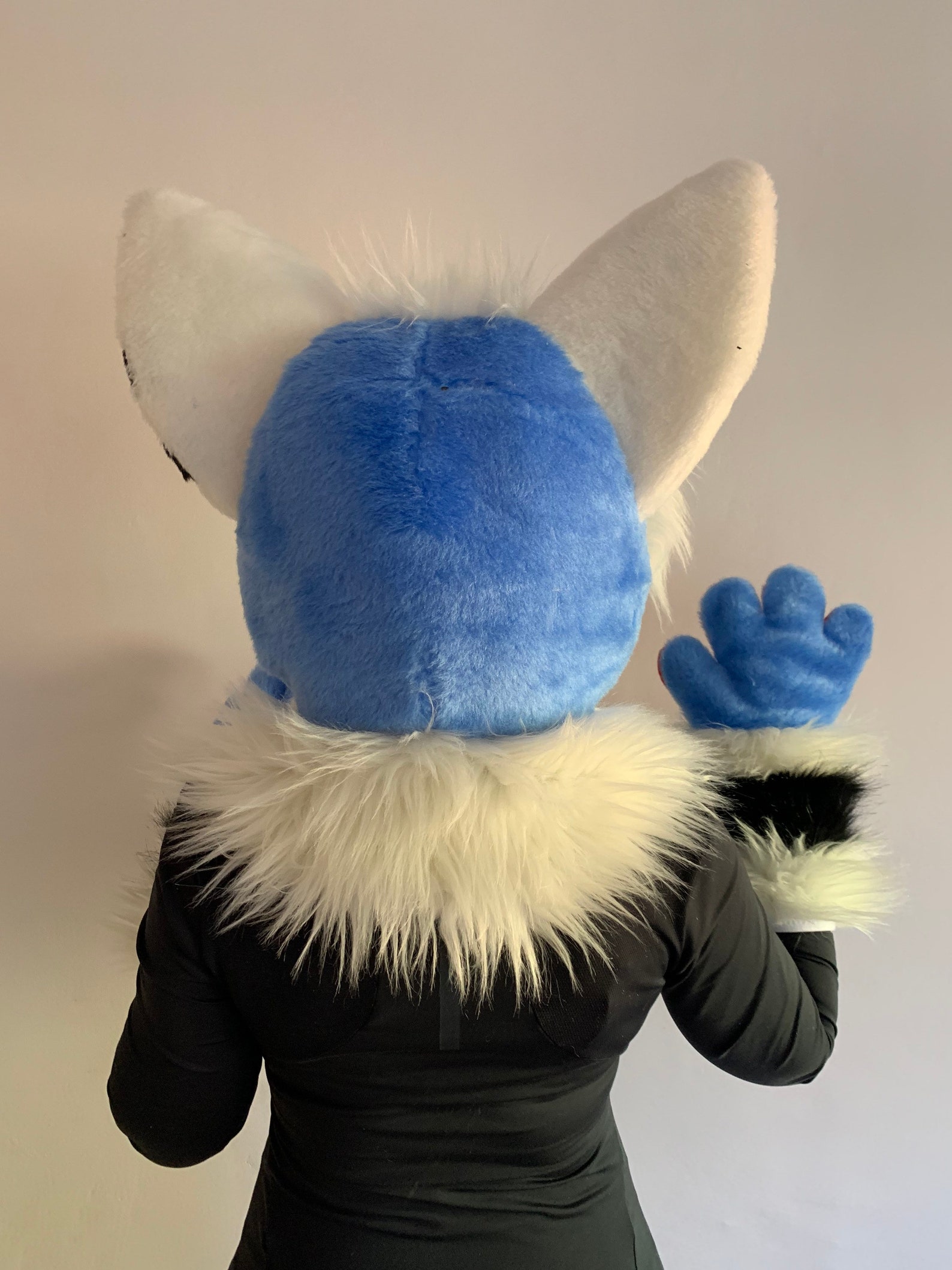Blue Kemono Cat Fursuit Head Fursuit Cat Fursuit Partial - Etsy UK