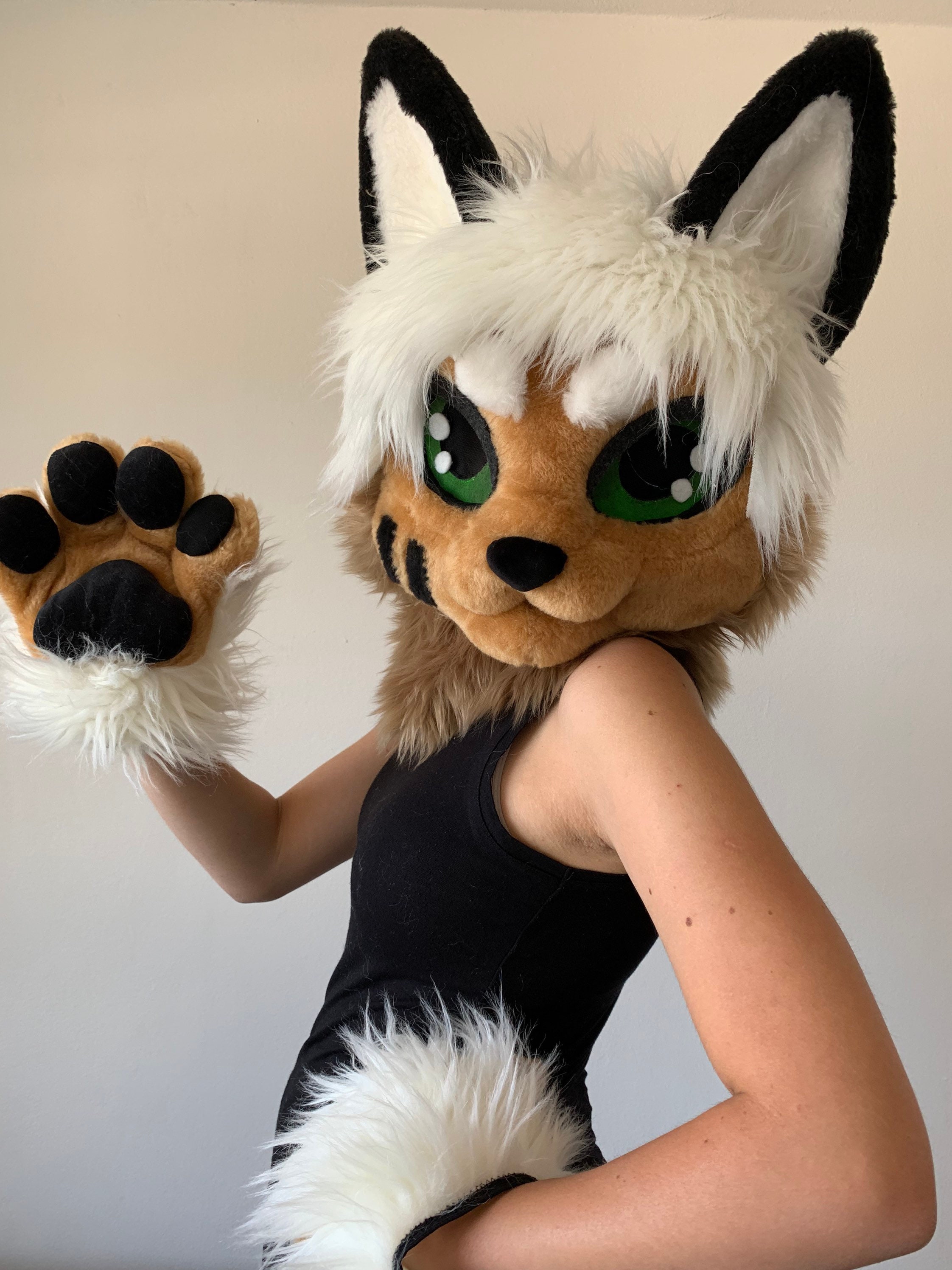 Kemono Cat Fursuit Fursuit Head Cat Furry Fursuit Partial - Etsy UK