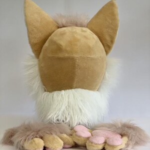 Fennec Fox Fursuit Partial, Fox Fursuit Head and Hand Paws, Premade Fursuit - Etsy