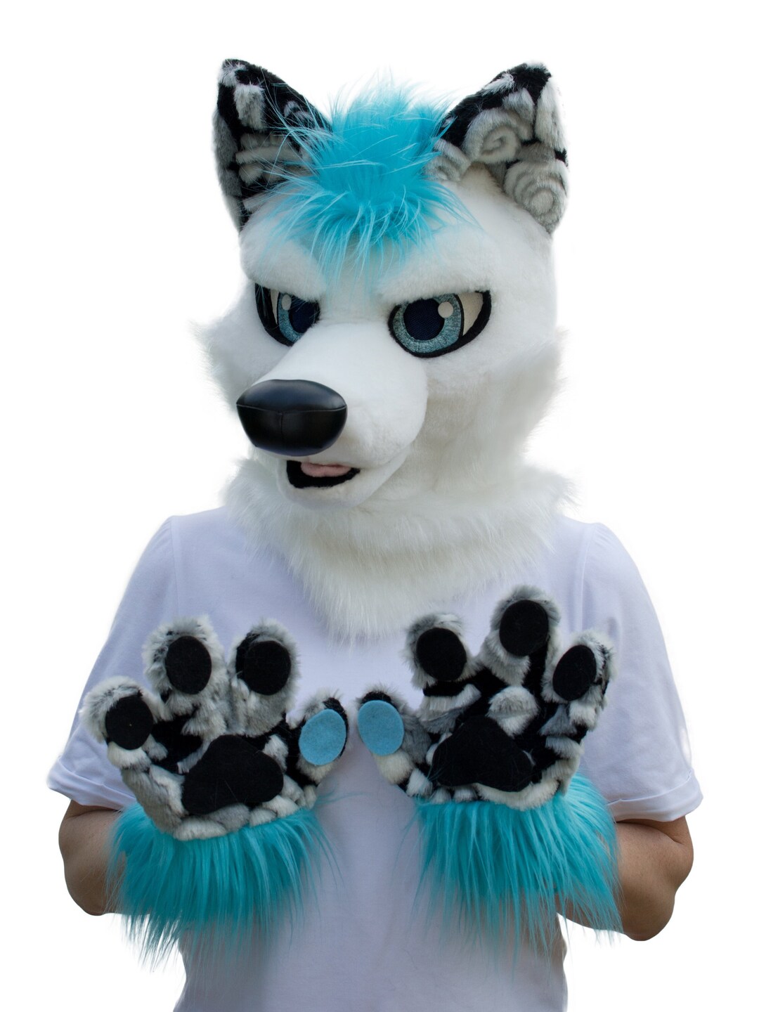 Arctic Wolf Fursuit Premade Fursuit Head Arctic Wolf White - Etsy UK