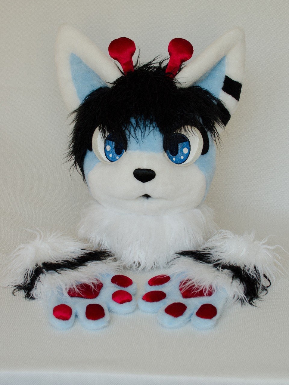 Blue Kemono Cat Fursuit Head Fursuit Cat Fursuit Partial - Etsy UK