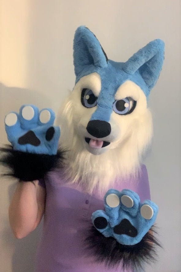 Husky fursuit fursuit head cheap fursuit partial premade | Etsy