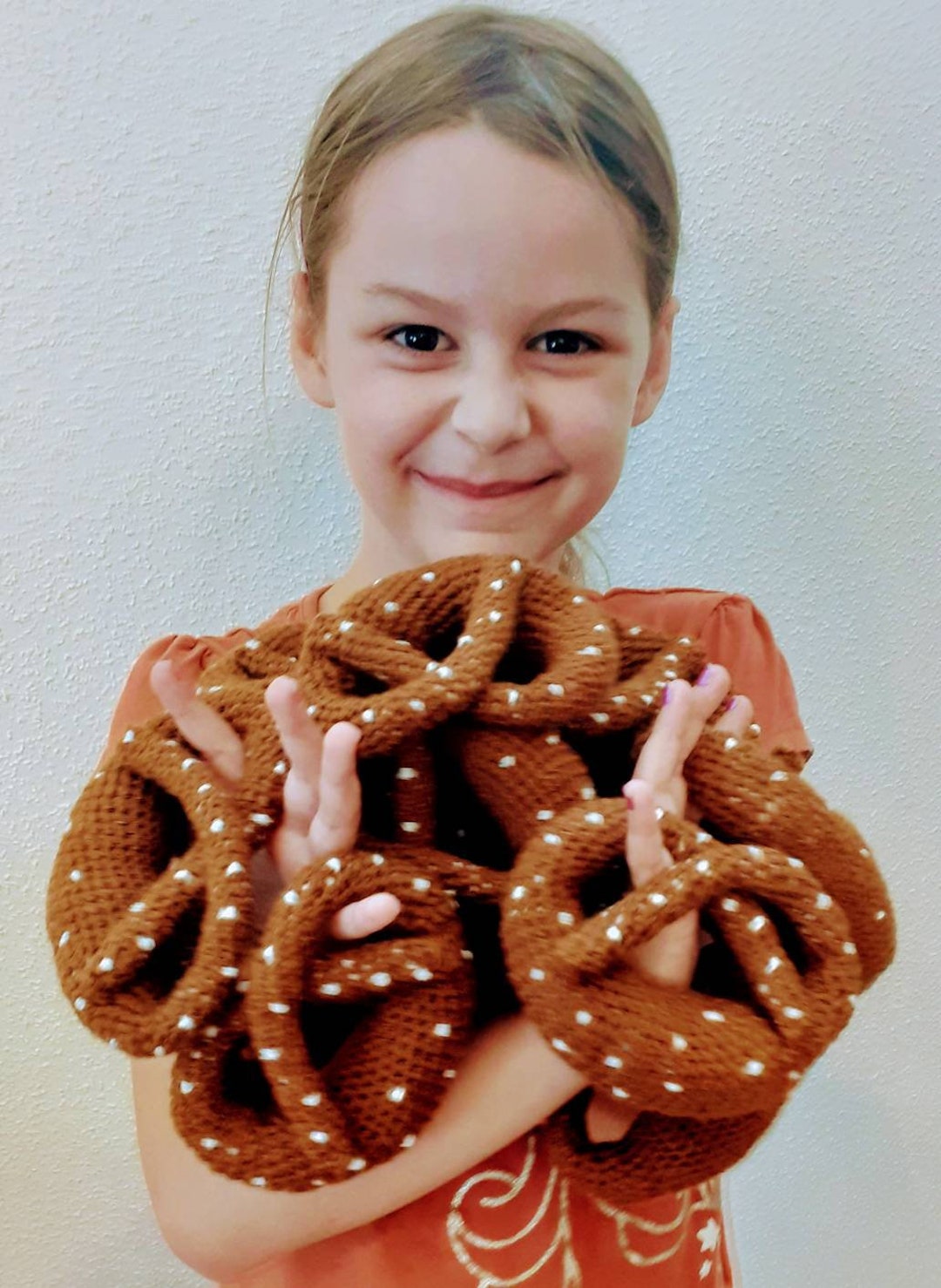 Crocheted Pretzel Plush - Five Pieces | Handmade Pretzel Amigurumi - Etsy