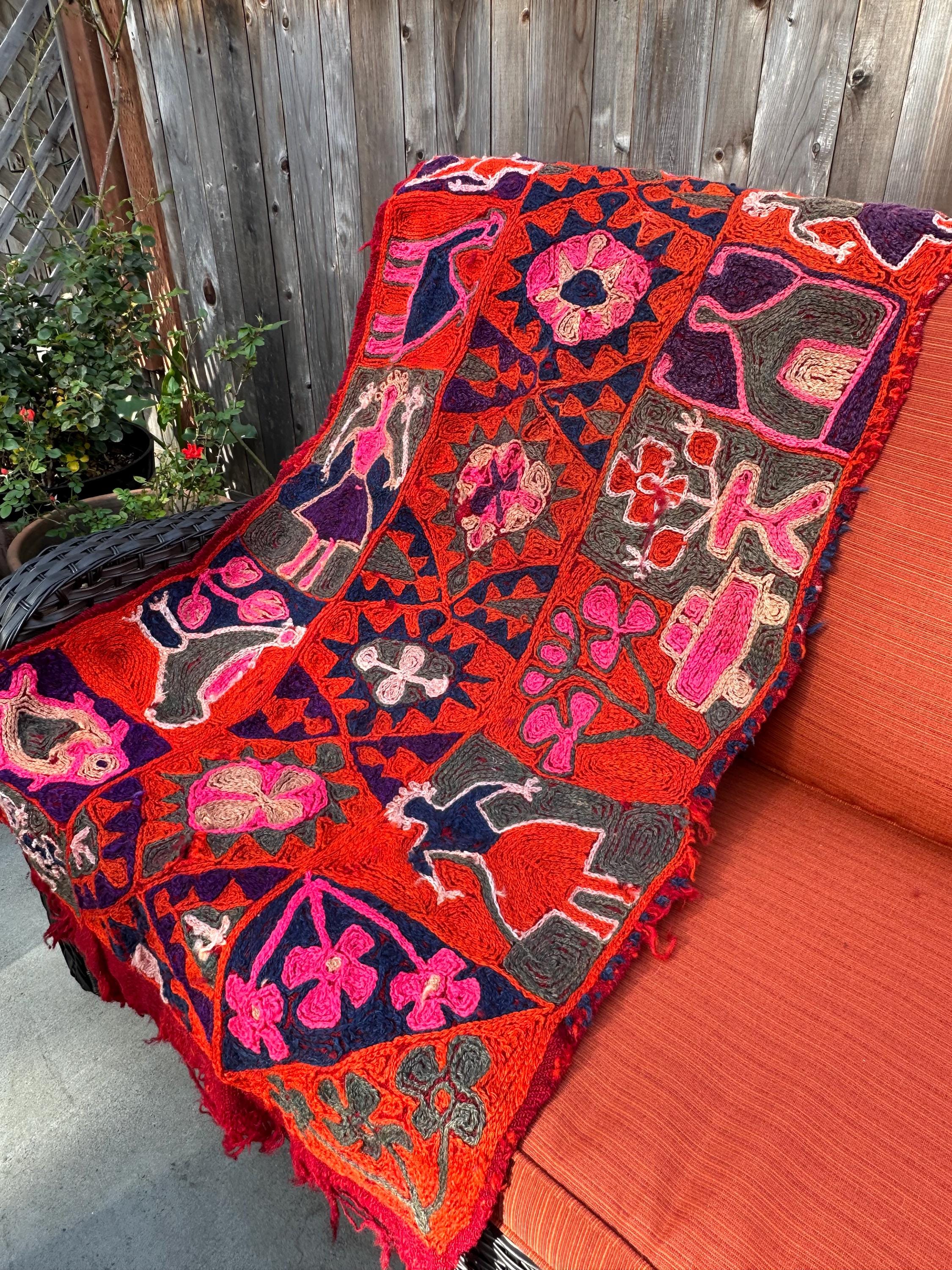 Iraqi Wool Kilim, Antique Marsh Arab Wedding Kilim - Etsy