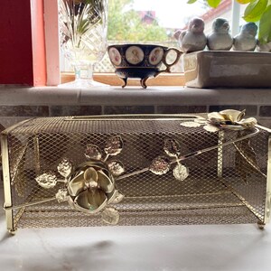 Gold Tissue Box, Metal Rose Box - Etsy