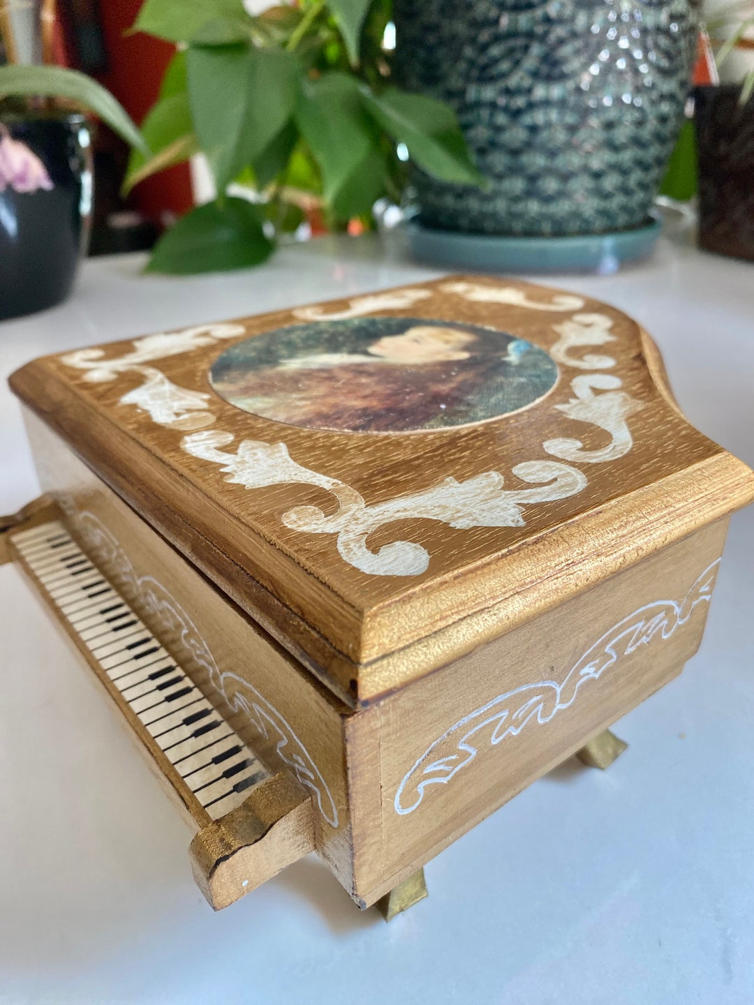Florentine Music Box, Italian Florentine Piano - Etsy