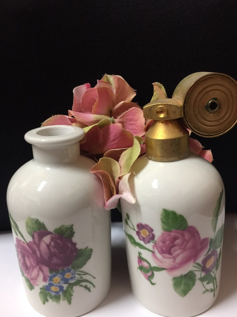 French Perfume Bottles Porcelaine De Paris Vintage Perfume - Etsy