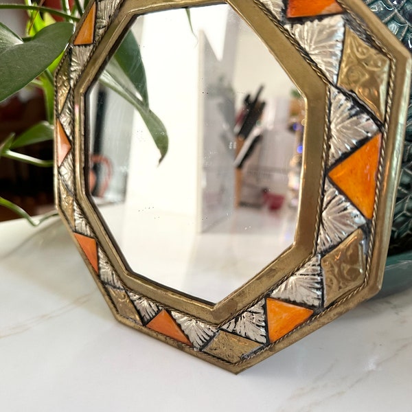 Bone Inlay Mirror - Etsy