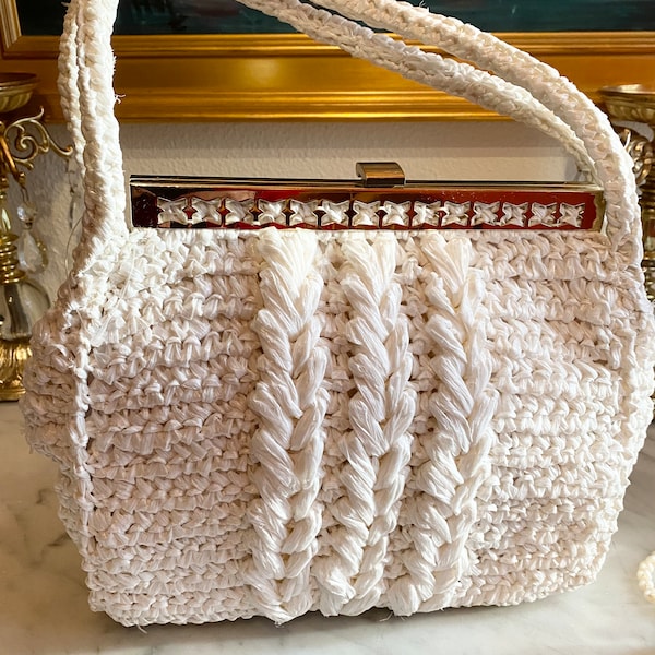 Straw Handbag - Etsy
