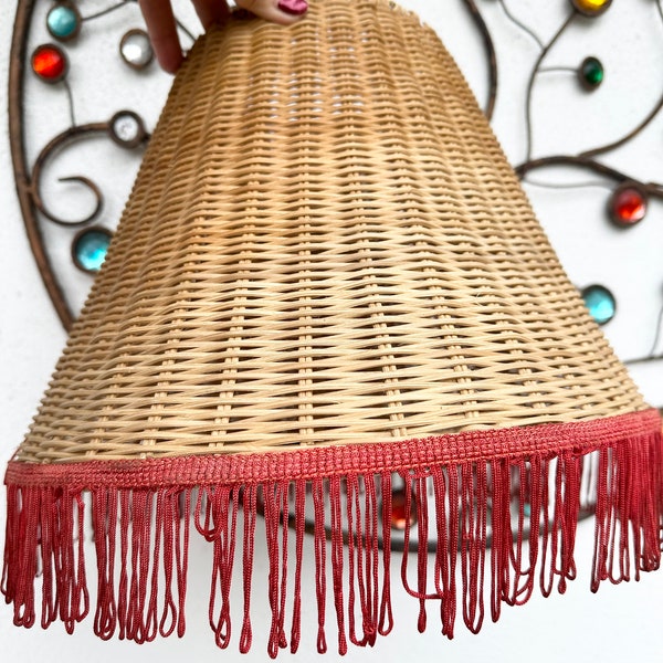 Wicker Lamp Shade - Etsy