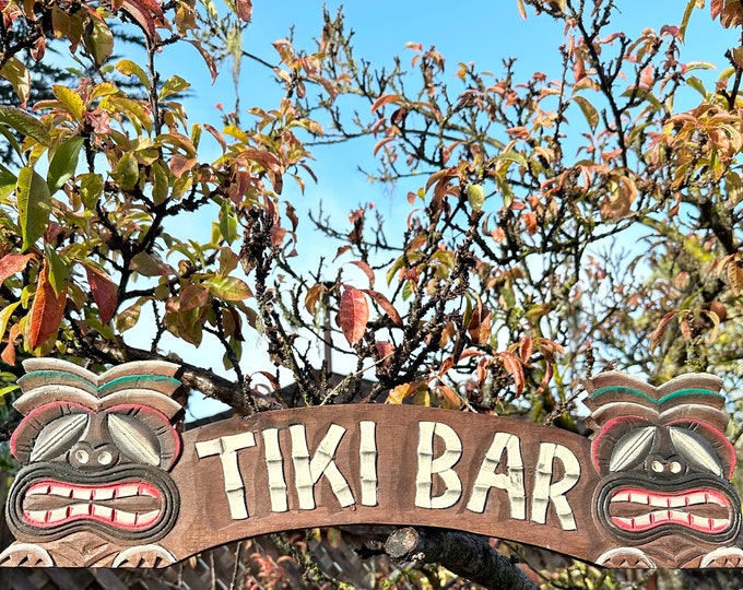 Tiki Bar Sign - Etsy