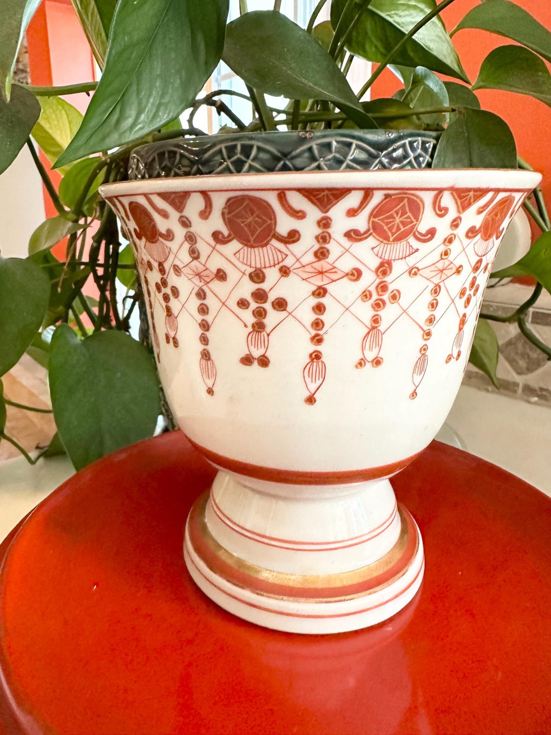 Antique Japanese Bowl, Kutani Stem Bowl - Etsy