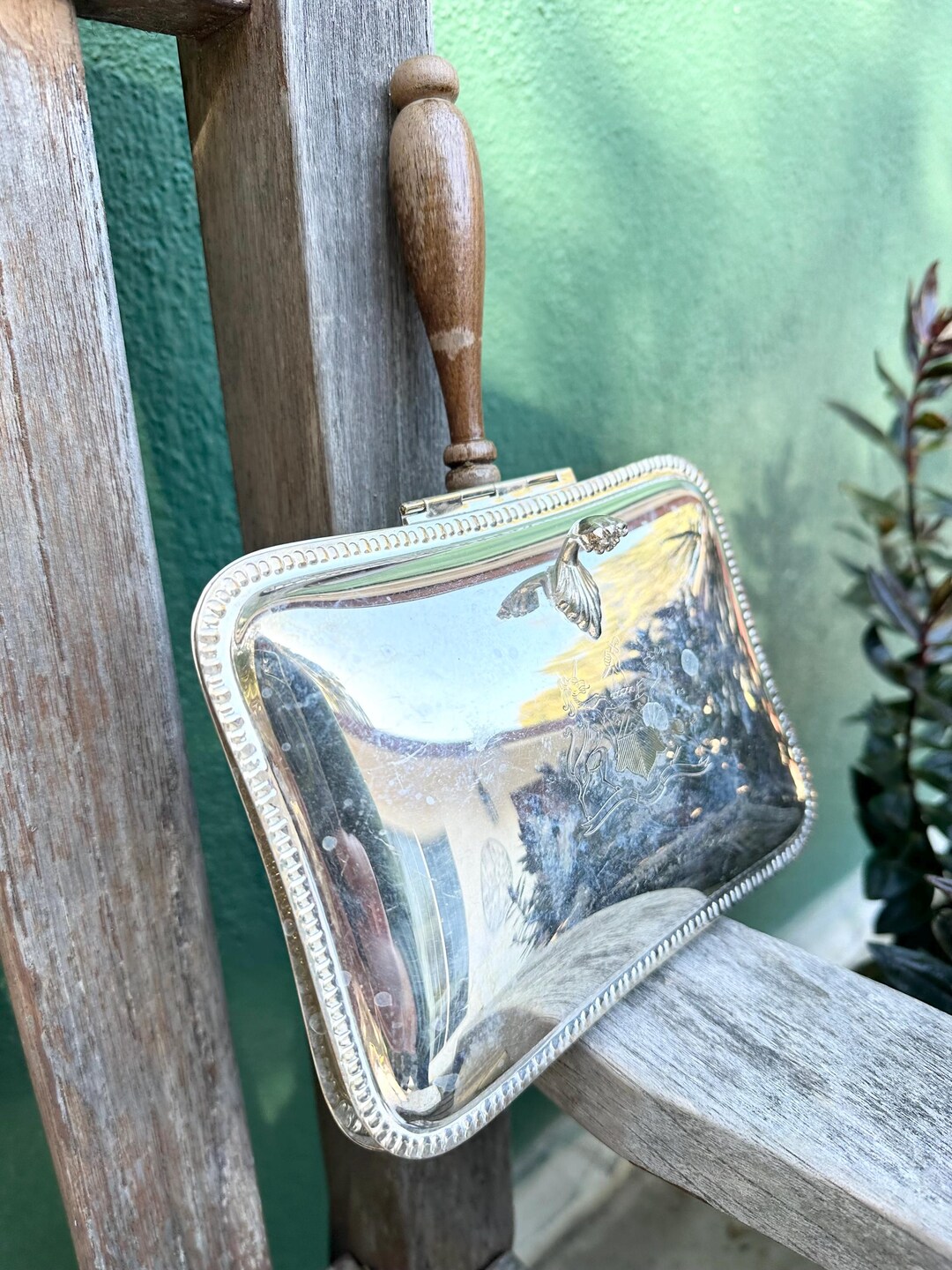 Sheffield Butler Tray, Silver Plate Crumb Catcher - Etsy
