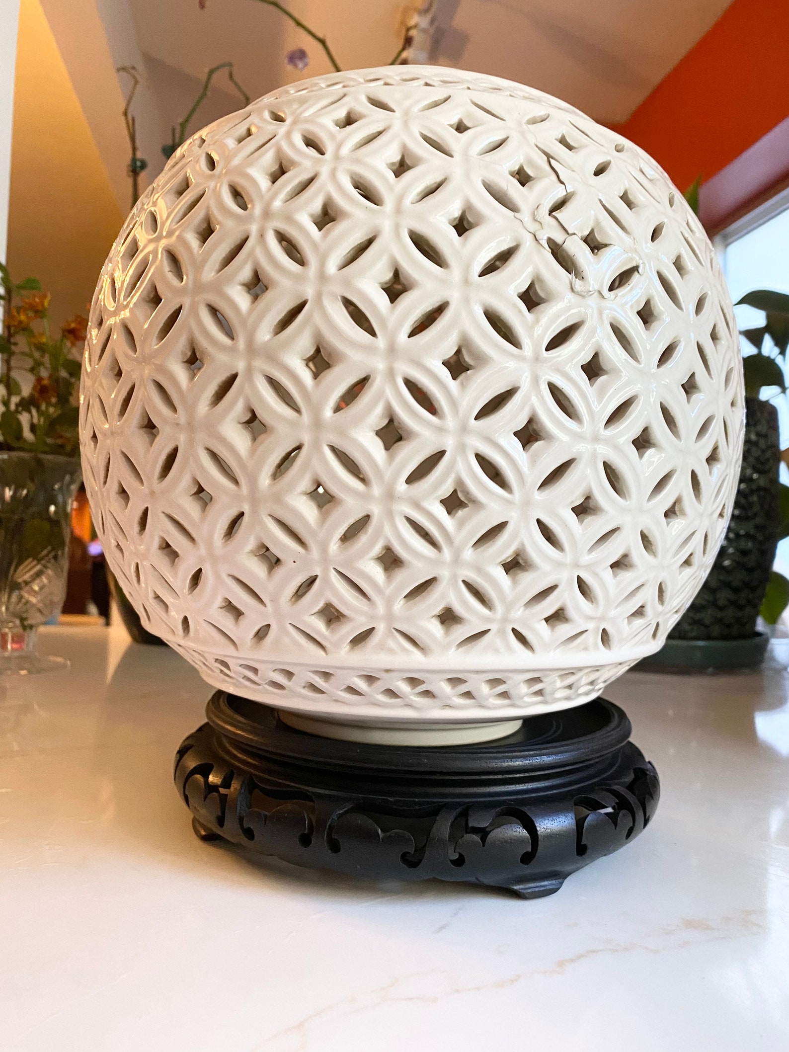 Carved Wood Stand Asian Display Stand - Etsy