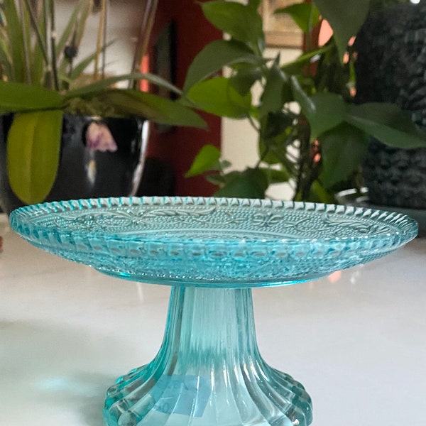 Blue Cake Stand - Etsy
