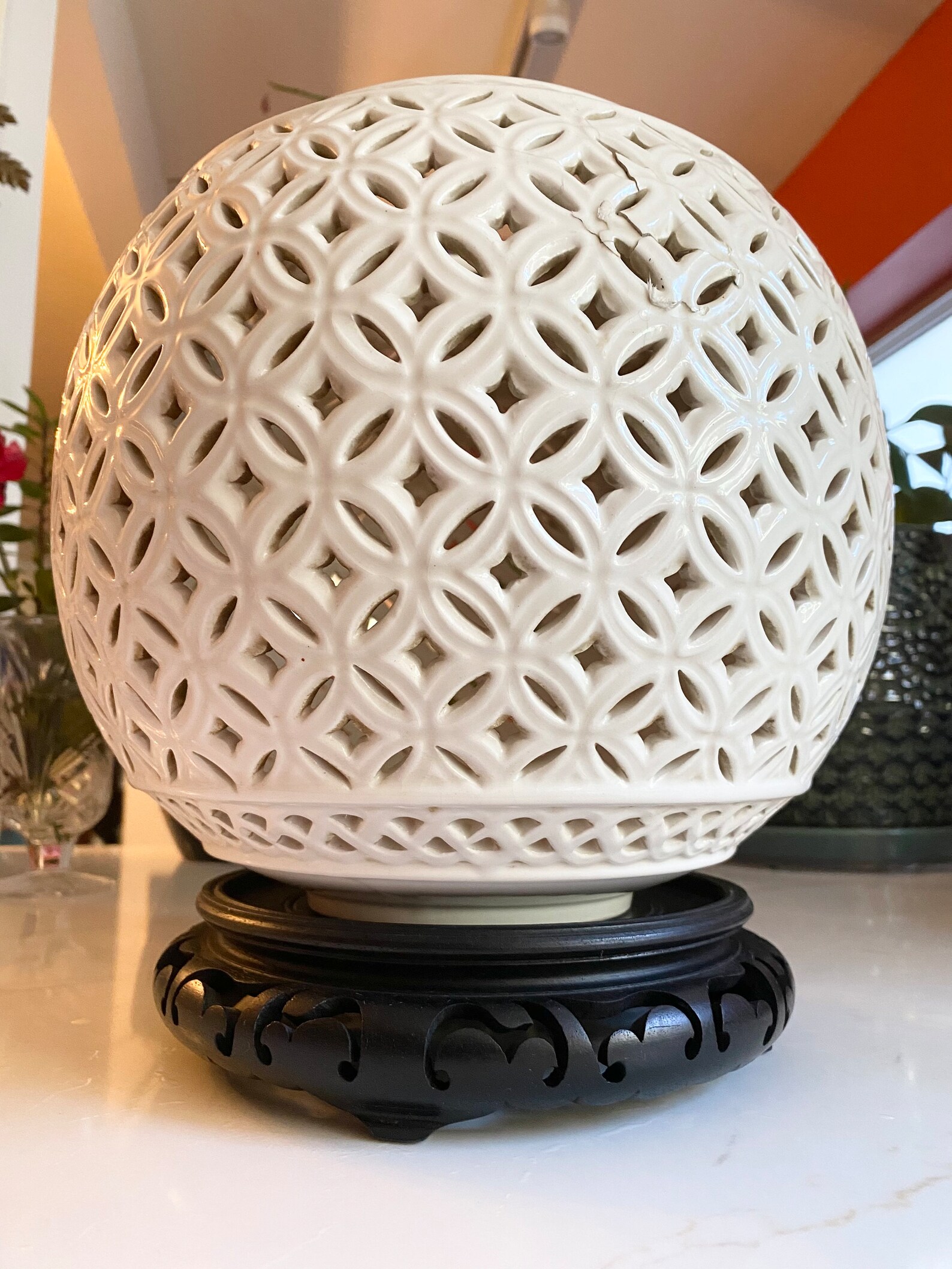 Carved Wood Stand Asian Display Stand - Etsy