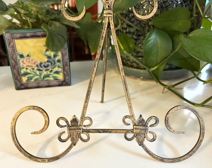 Large Decorative Metal Easel - Etsy