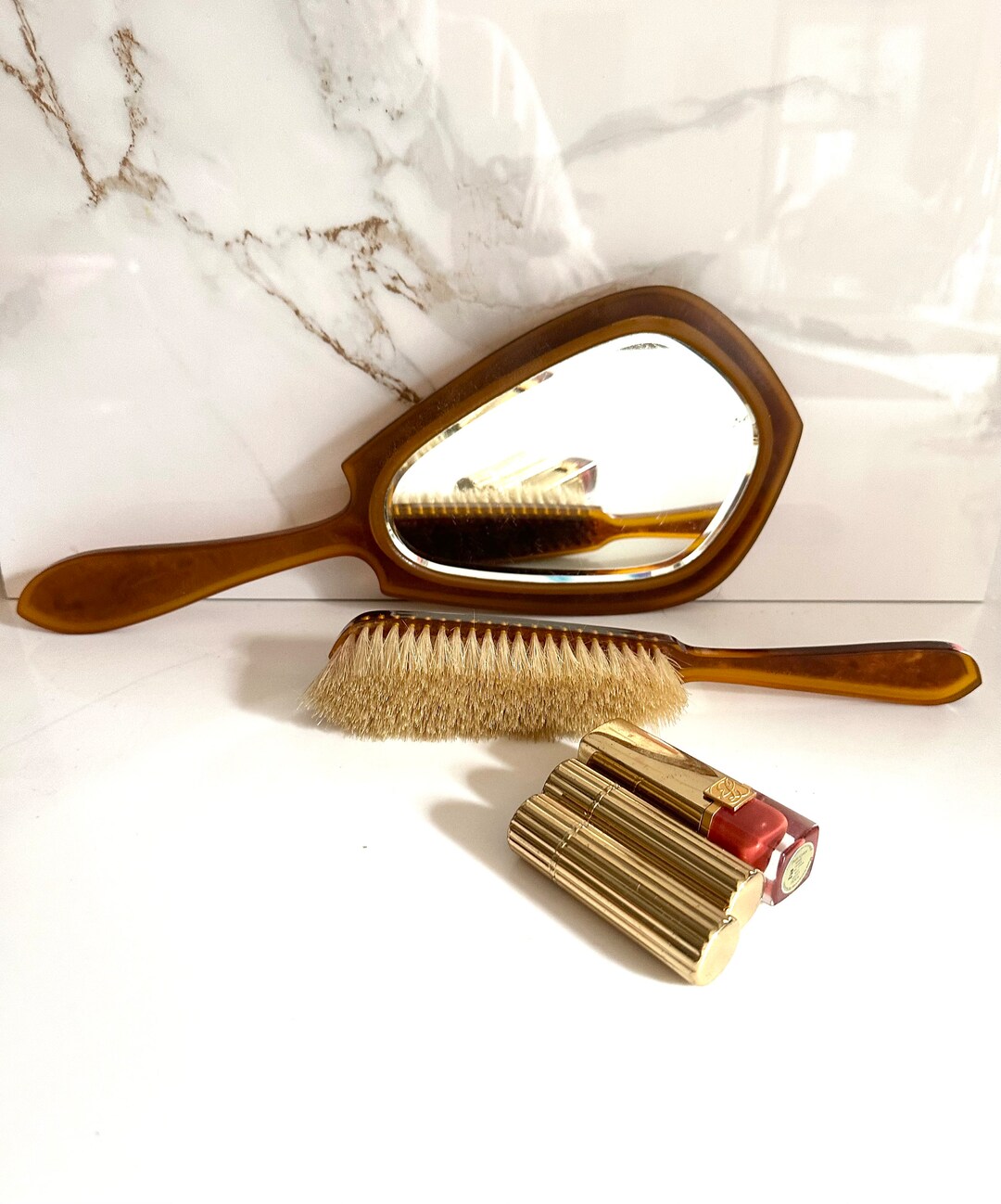 Lucite Mirror Brush - Etsy