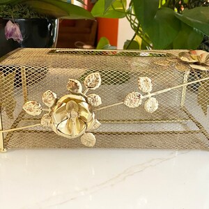 Gold Tissue Box, Metal Rose Box - Etsy