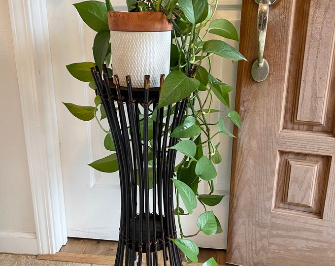 Bamboo Plant Stand, Pier One Stand - Etsy
