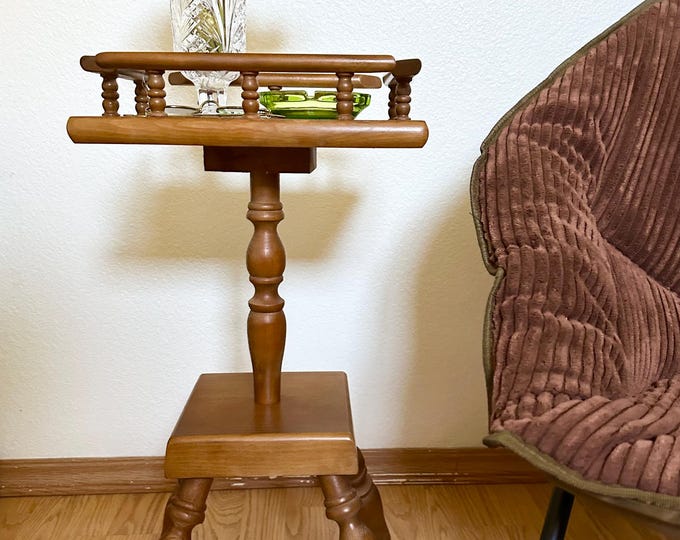 1950s Accent Table, MCM Telephone Stand - Etsy