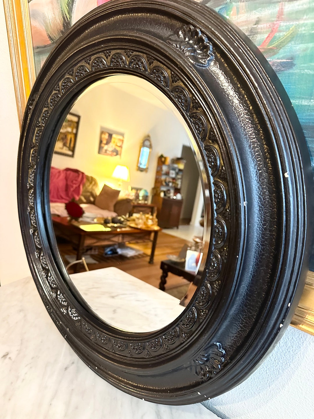 Black Frame Mirror, Gothic Home Decor - Etsy