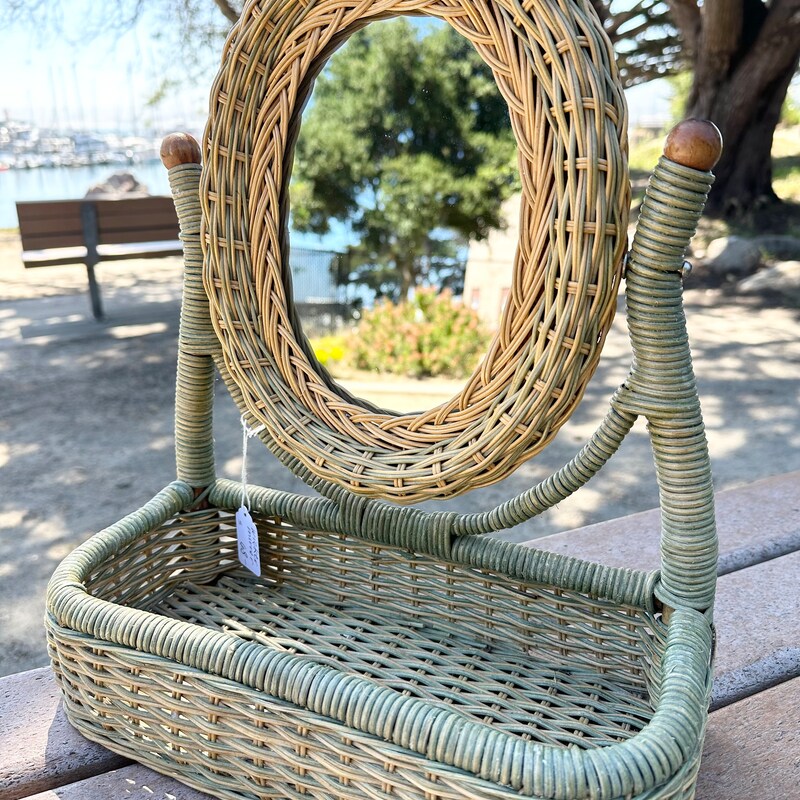 Wicker Mirror - Etsy