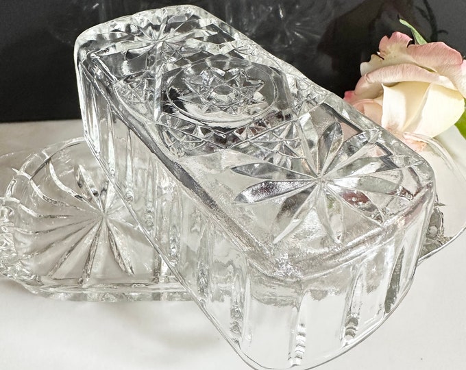 Crystal Butter Dish - Etsy